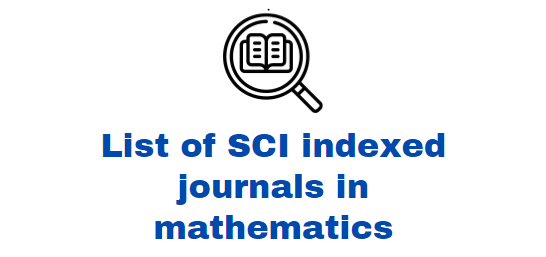 SCI journals in mathematics - PhDTalks