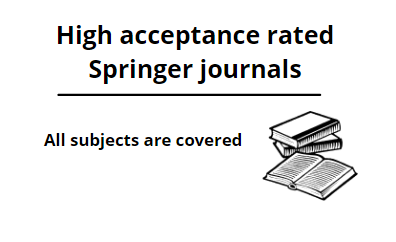 32 Springer journals with high acceptance rate - PhDTalks