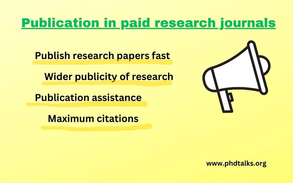 Is it ok to publish in a paid research journal? - PhDTalks