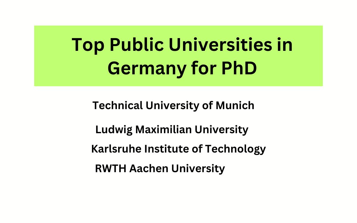 10 Top Public Universities in Germany for PhD - PhDTalks