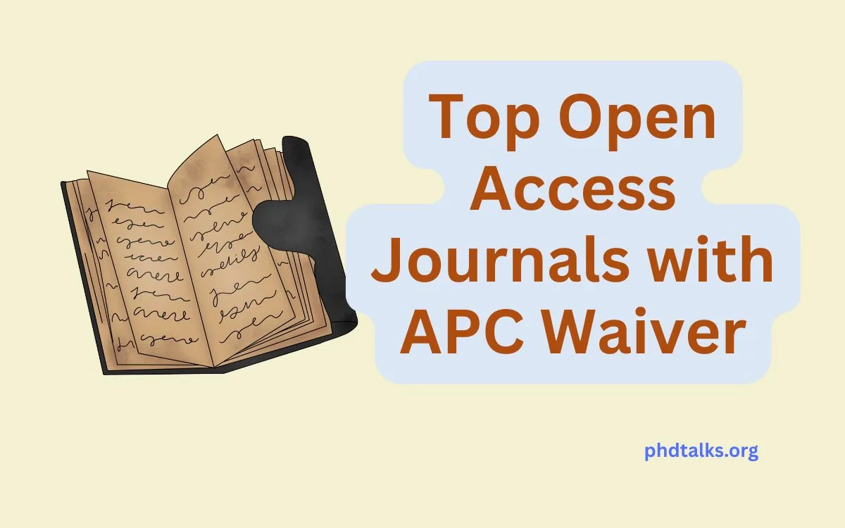 SCI and Scopus Indexed Journals Offering APC Waivers (2026) - PhDTalks