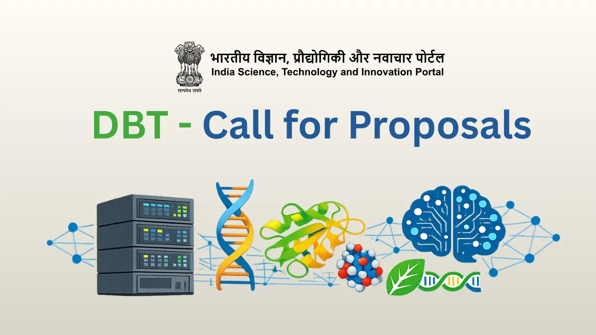 DBT Call for Proposals: Establishment of Bioinformatics & Computational ...