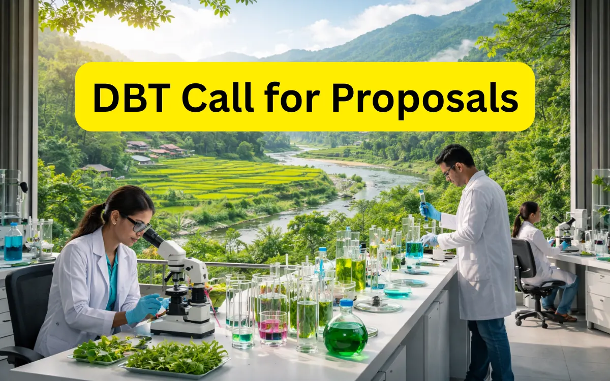 DBT Call for Proposals for Biotech Hubs in North Eastern Region, Apply ...
