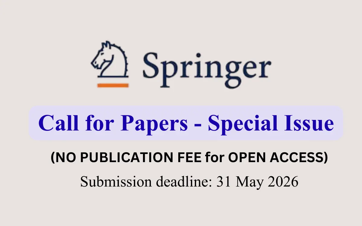 Springer Call for Papers: Reindustrialization and AI Education (No APC ...