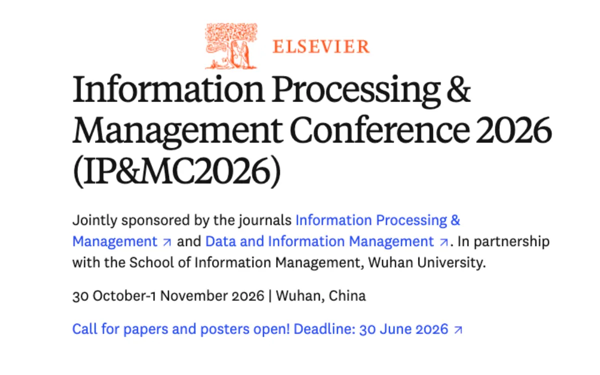 Call for Papers: Elsevier Conference on Information Processing ...