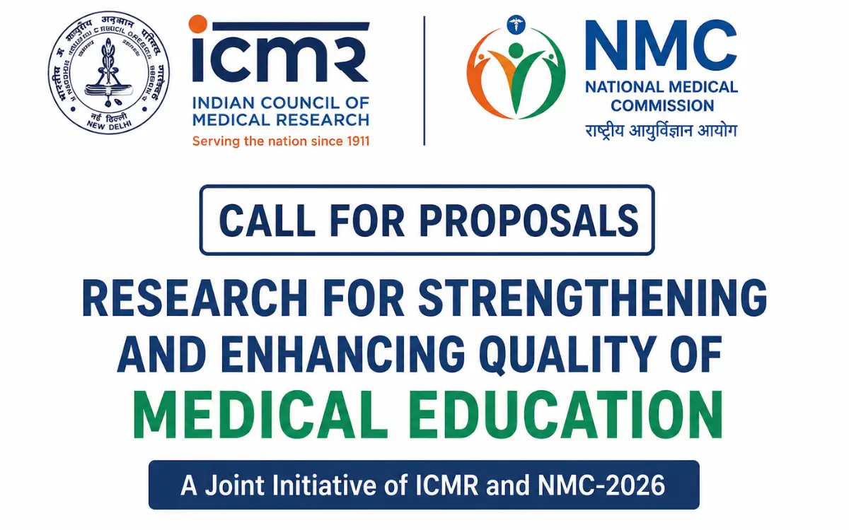 ICMR and NMC invite Research Proposals to Strengthen Medical Education ...